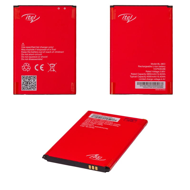 Battery BL-38CI compatible with Itel A27, A49; Nokia C12, (Li-ion, 3.85 ...